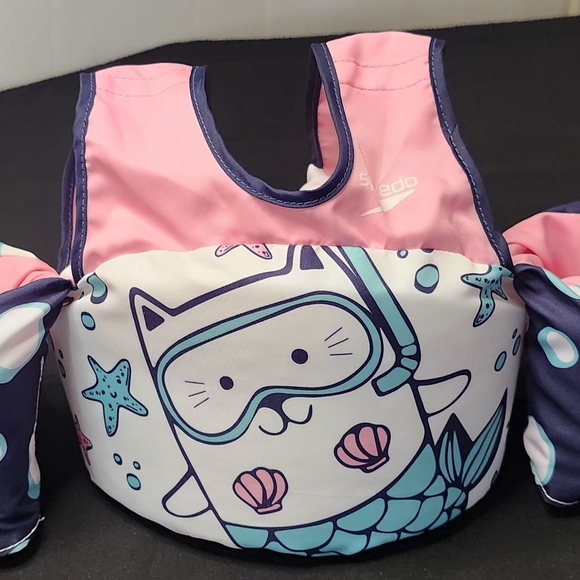Speedo | Swim | Speedo Pink And Blue Cat Swim Vest 350lbs Coast Guard ...